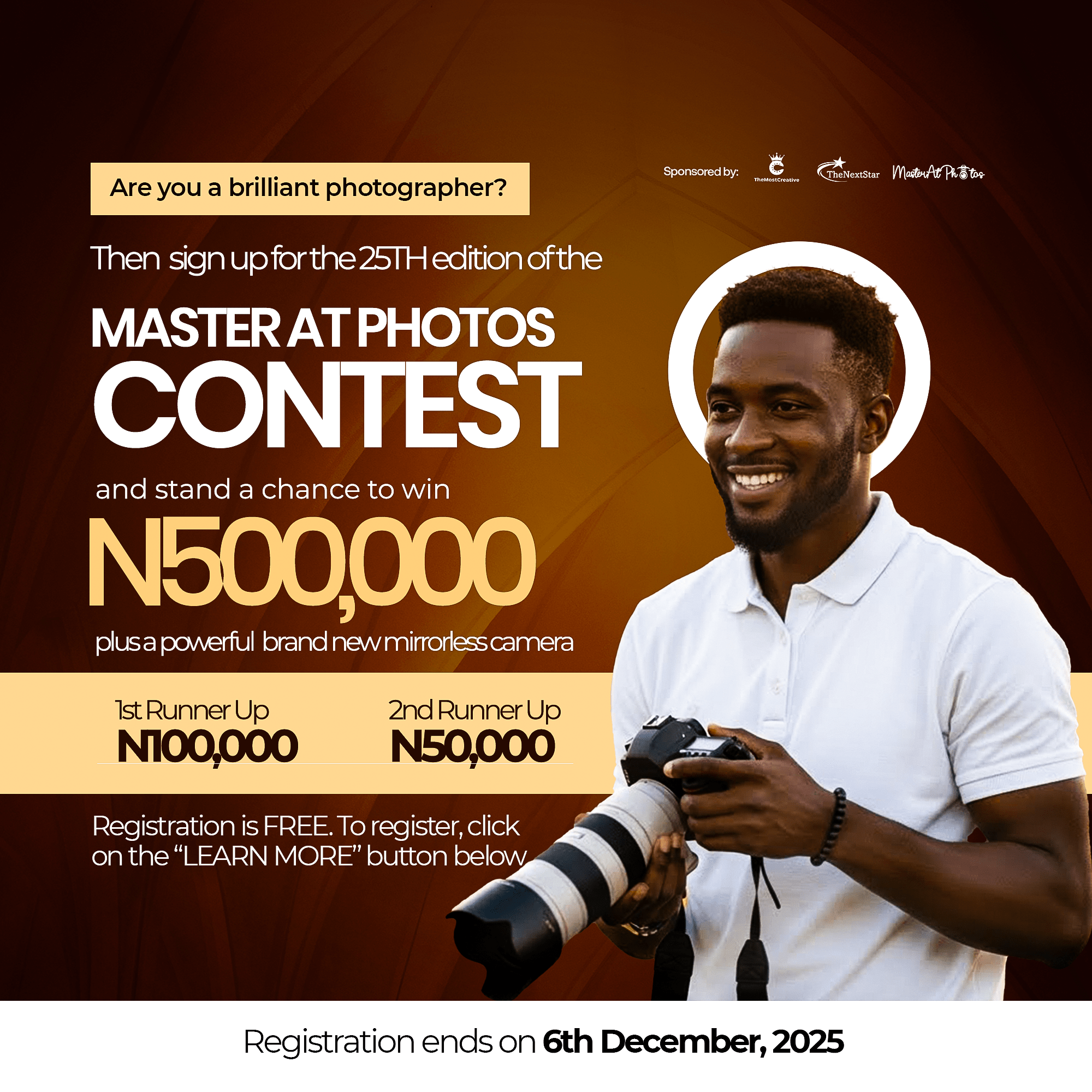 Home Competitions 25th Edition - Master at Photos Contest [Completed]